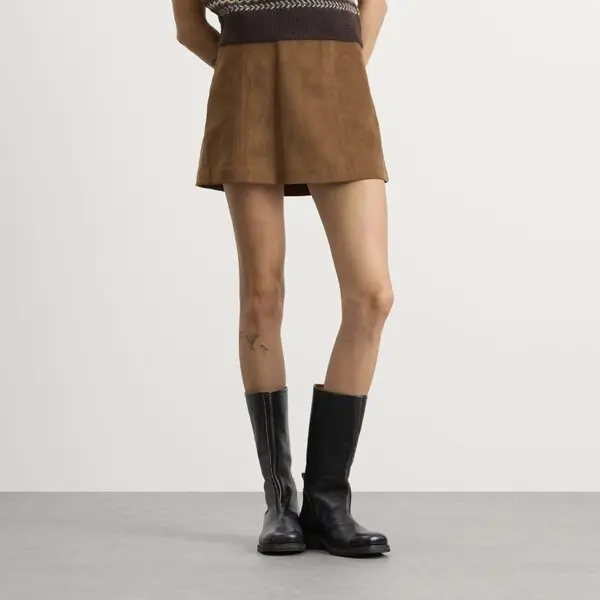 DUNST Alter-suede Mini Skirt