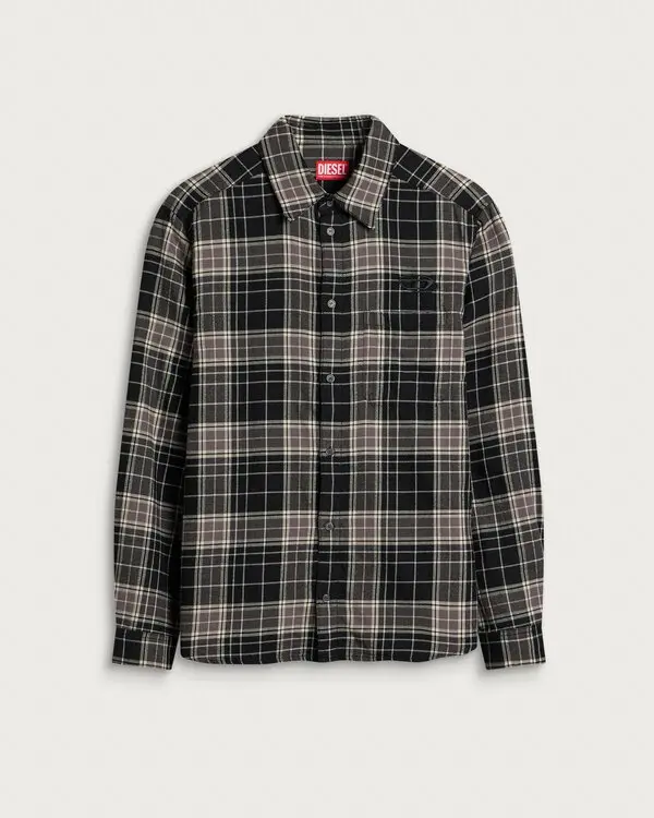 DIESEL® Stone Washed Check Shirt