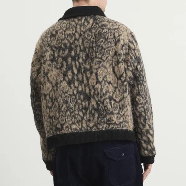 Engineered Garments Leopard Jacquard Ll Jacket