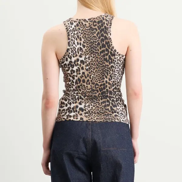GANNI Rib Tank Top