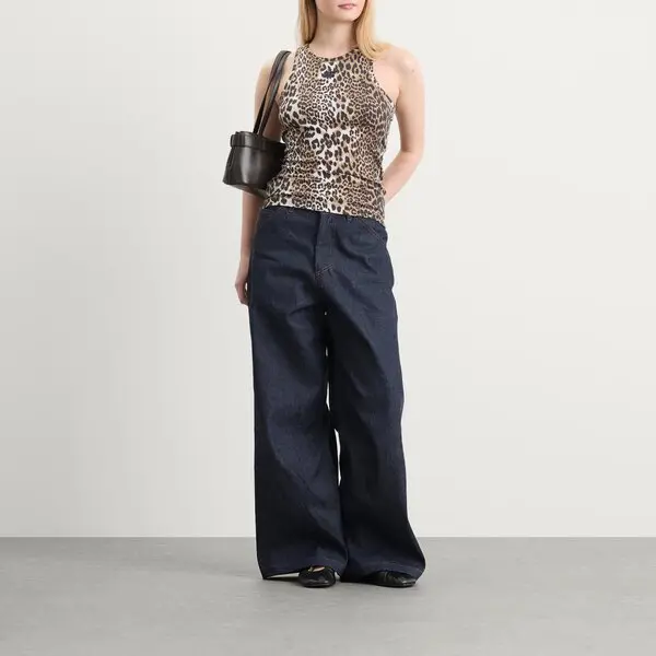 GANNI Rib Tank Top