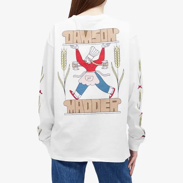 DAMSON MADDER Fresh Bread Long Sleeve T-shirt