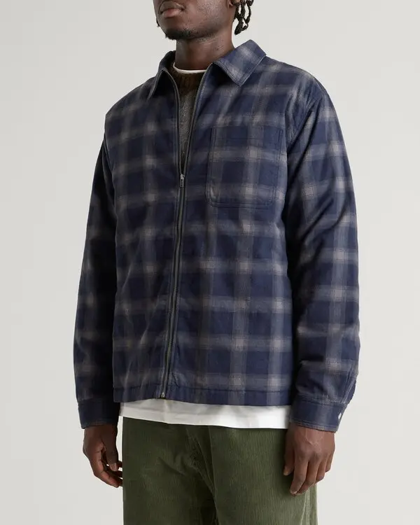 Gramicci Zip-up Insulated Flannel Shirt