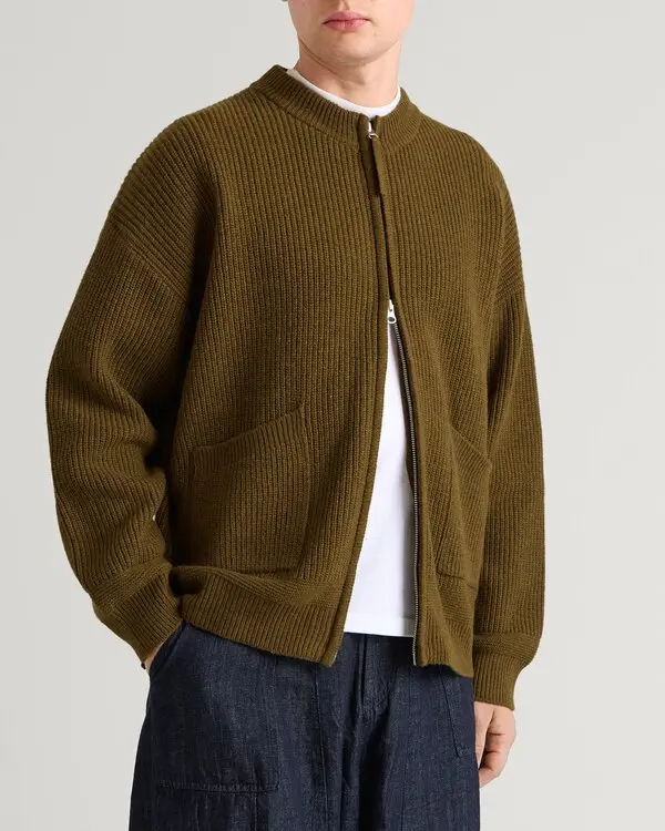 FRIZMWORKS Wool Deck Zipup Cardigan