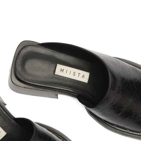 MIISTA Alendra Asymmetric Sandals - Black