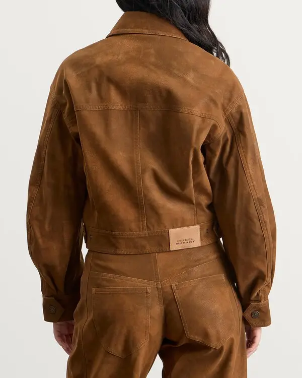 Isabel Marant Étoile Toile Belma Faux Suede Jacket