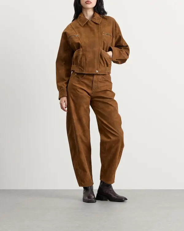 Isabel Marant Étoile Toile Belma Faux Suede Jacket