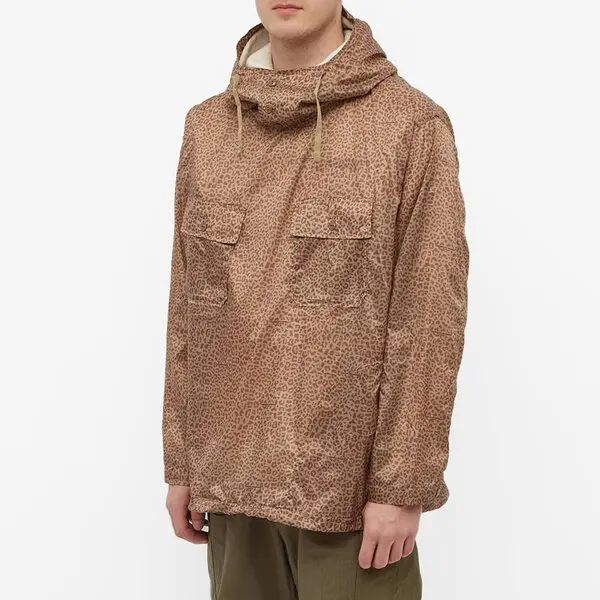 Engineered Garments Leopard Print Cagoule Shirt