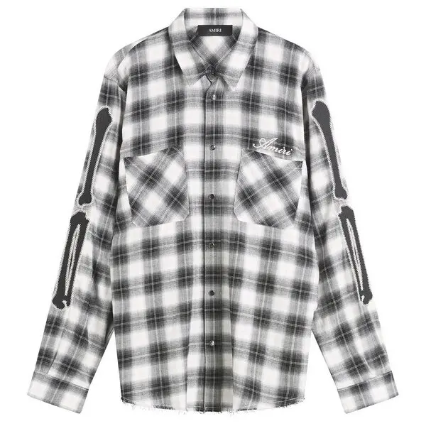 Amiri Bones Flannel Overshirt