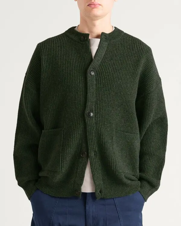 FRIZMWORKS Heavy Wool Round Cardigan