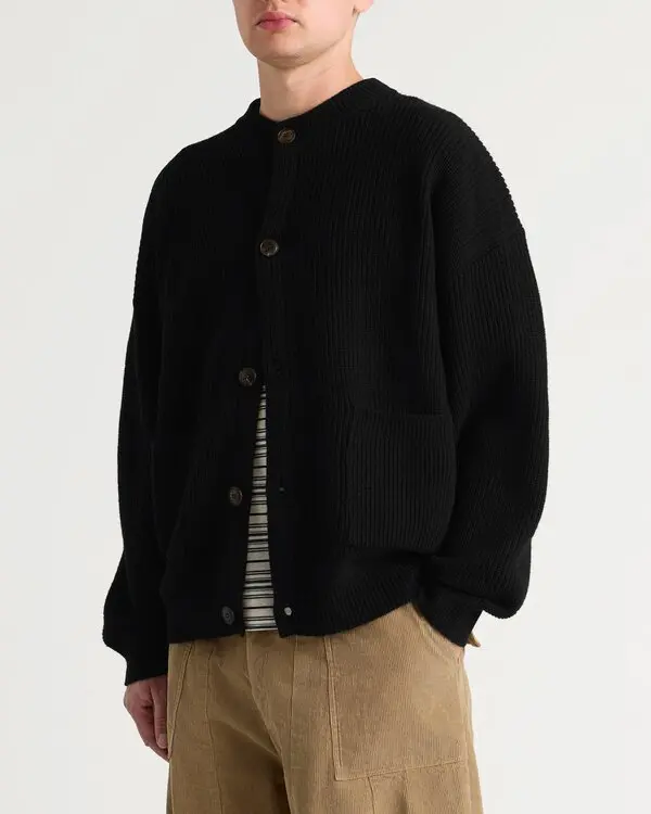 FRIZMWORKS Heavy Wool Round Cardigan