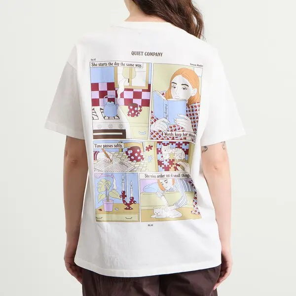 DAMSON MADDER Quiet Company T-shirt