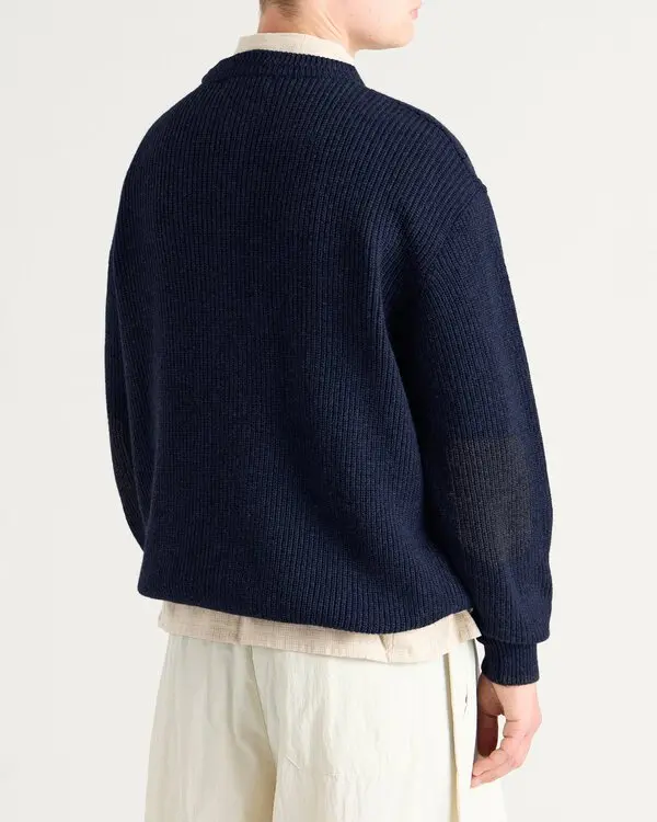 FRIZMWORKS Patch Round Pullover Knit