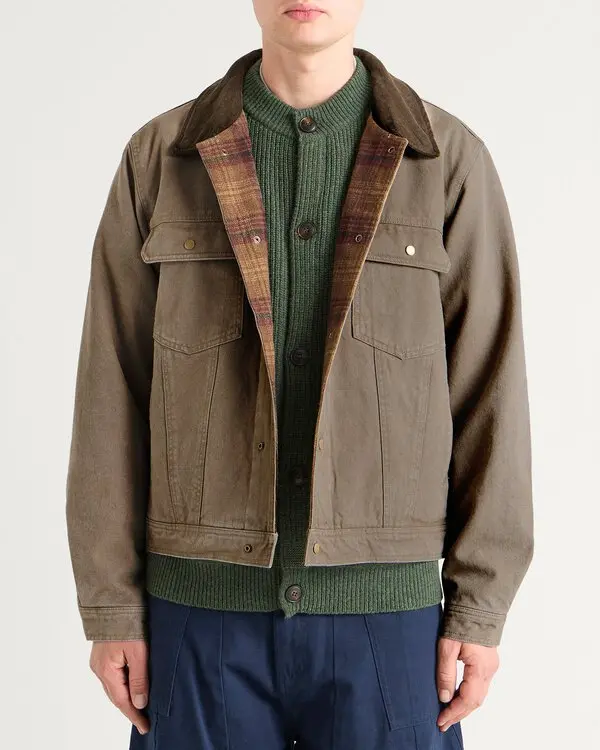 FRIZMWORKS Heavy Canvas Storm Trucker Jacket
