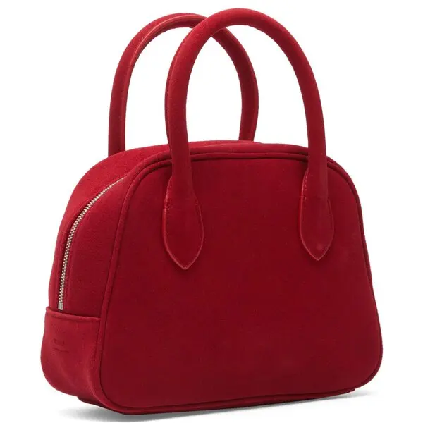 DUNST Suede Boston Bag