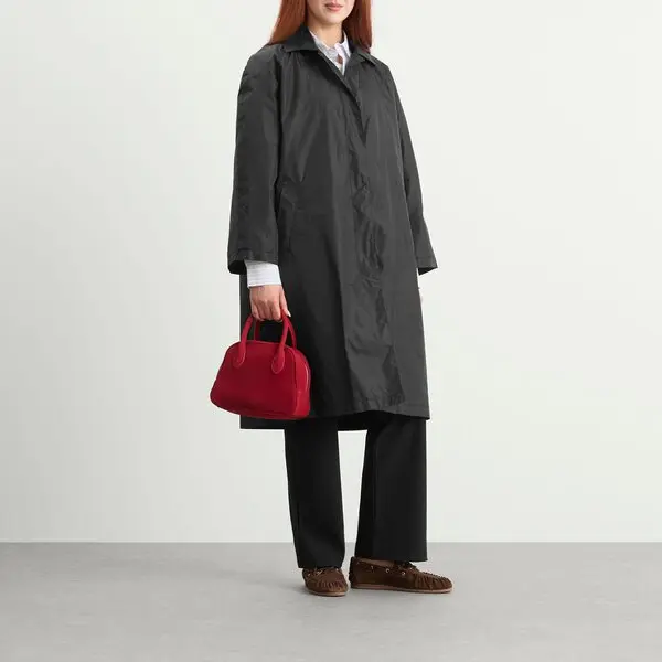 DUNST Suede Boston Bag