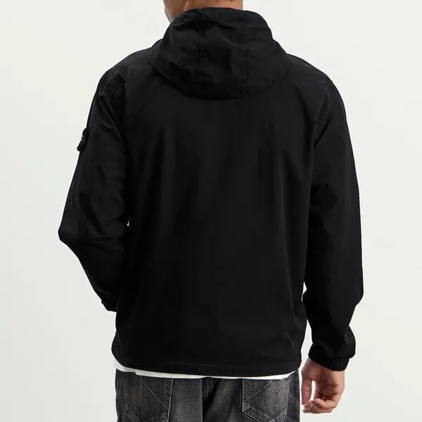 Stone Island Organic Cotton Twill Hooded Jacket