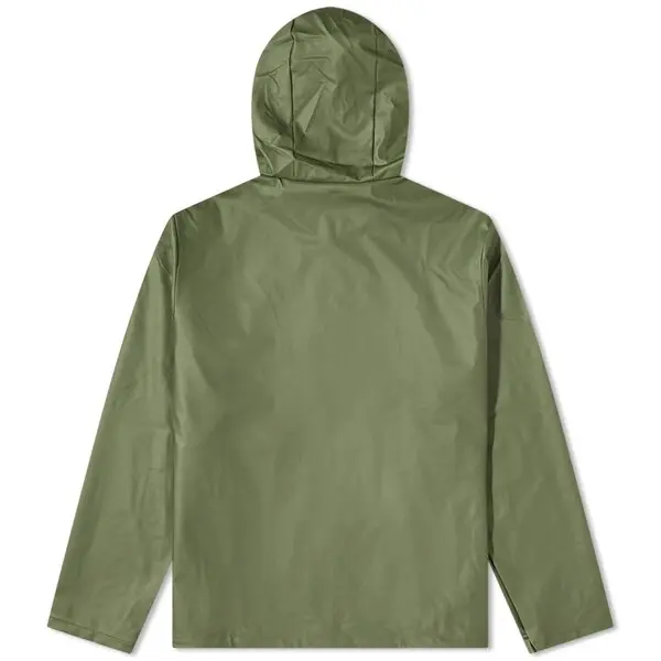 Rains Shorts Hooded Coat Jacket - Evergreen