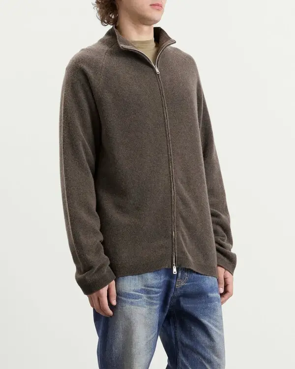 Our Legacy Spray Dye Cherub Wool Line Zip Cardigan
