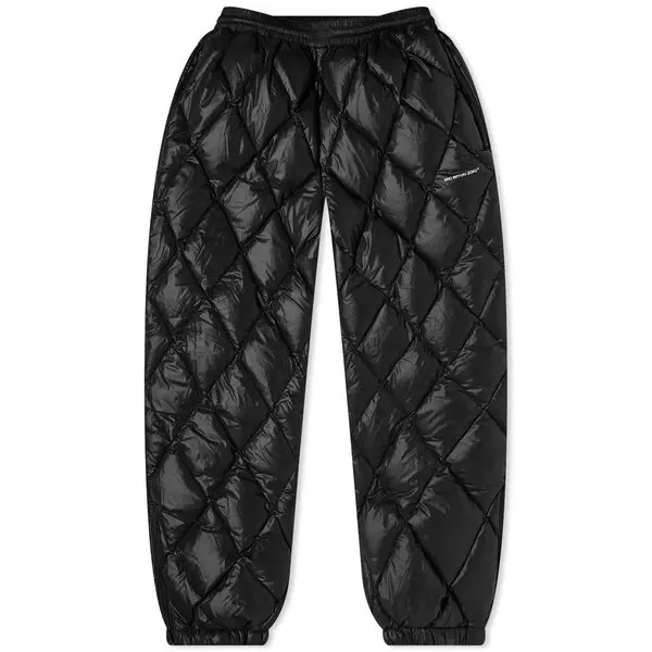 MKI MIYUKI ZOKU Diamond Down Track Pants - Black