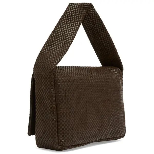 ST. AGNI Lattice Everyday Satchel - Coffee
