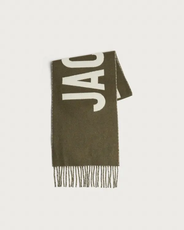Jacquemus Logo Scarf - Khaki