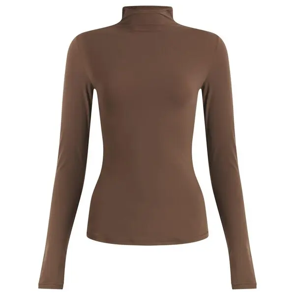 SKIMS Fits Everybody Long Sleeve High Neck Top