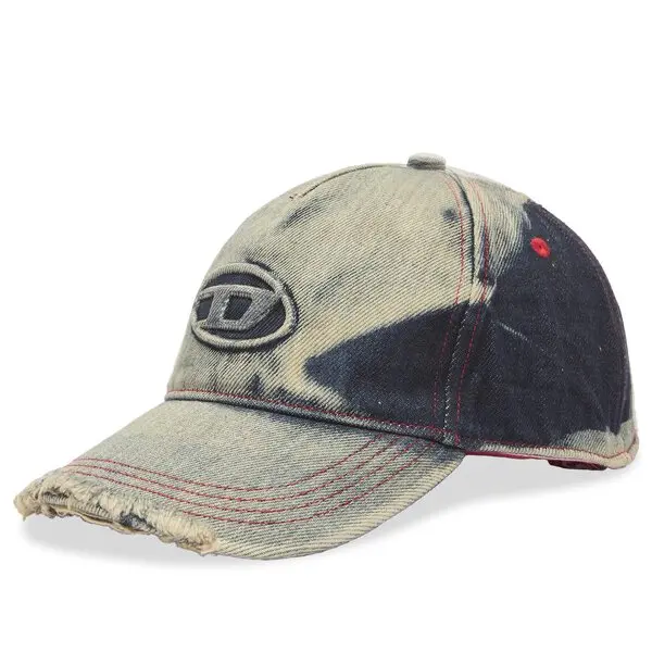 DIESEL® Camo Denim Cap - Blue
