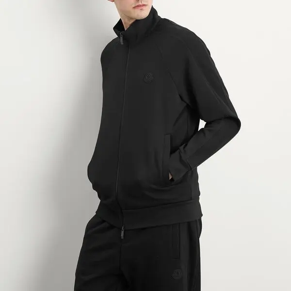 Moncler Cotton Fleece Zip Up Jacket