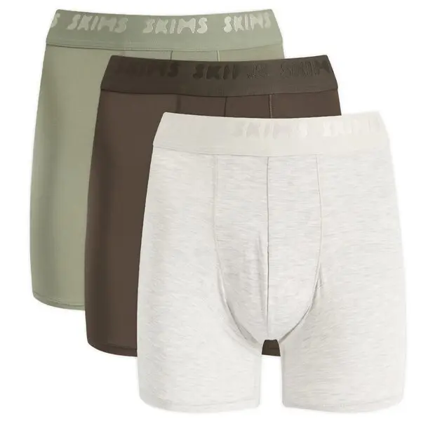 SKIMS Stretch Boxer Brief 5" 3-pack - Laurel Multi