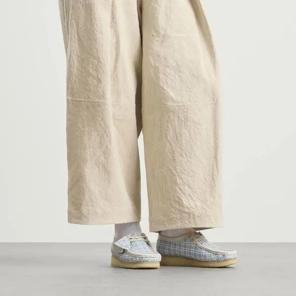 Clarks Check Wallabee Boot