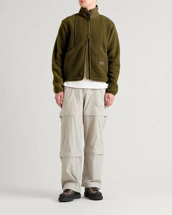 PAS NORMAL STUDIOS Off-race Pile Fleece Jacket - Deep Olive