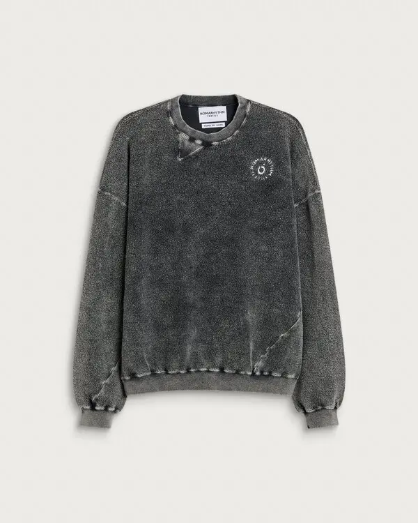 NOMARHYTHM TEXTILE Hand Dye Reverse Twist Sweatshirt