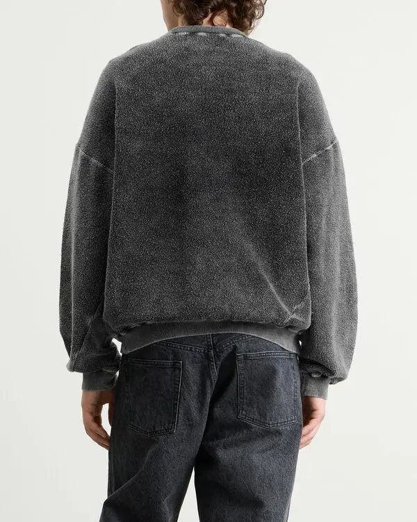 NOMARHYTHM TEXTILE Hand Dye Reverse Twist Sweatshirt
