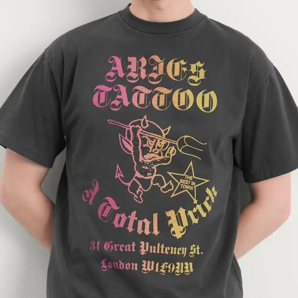 Aries Faded Tattoo Shop T-shirt