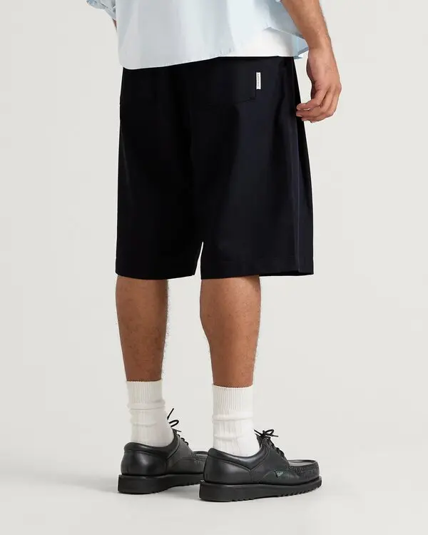 PORTER JAMES Double Pleated Shorts