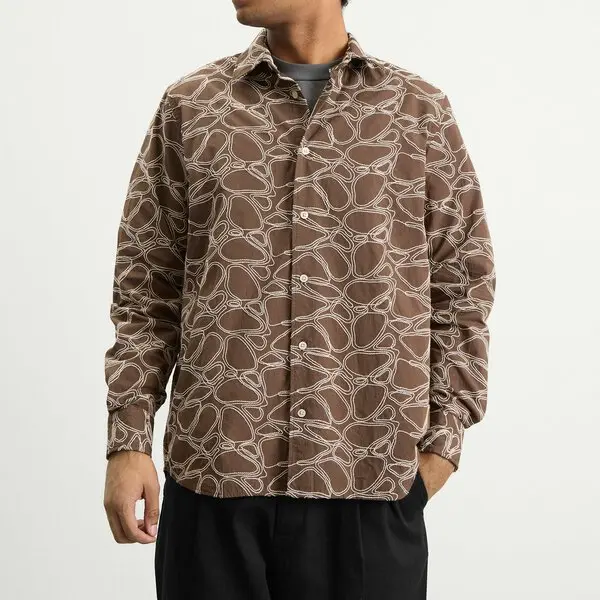 FORET Dawn Embroidered Shirt
