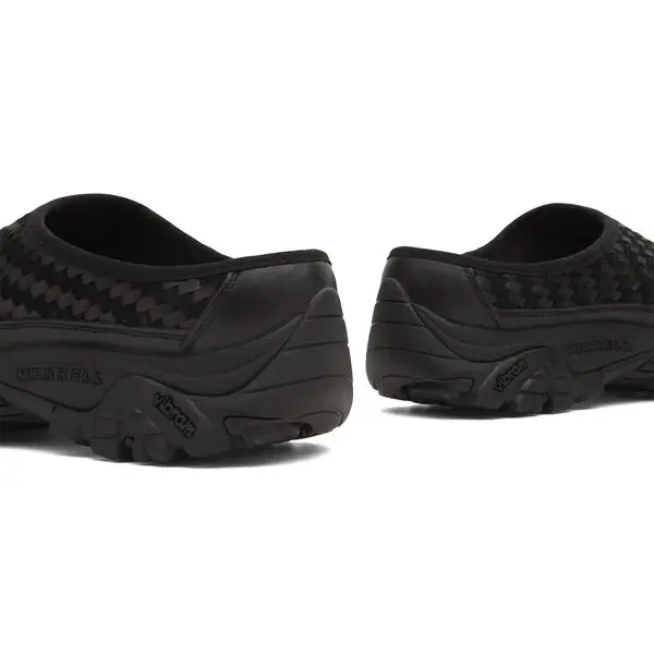 Merrell Moab Slide 2 Leather Woven Se Shoes - Black