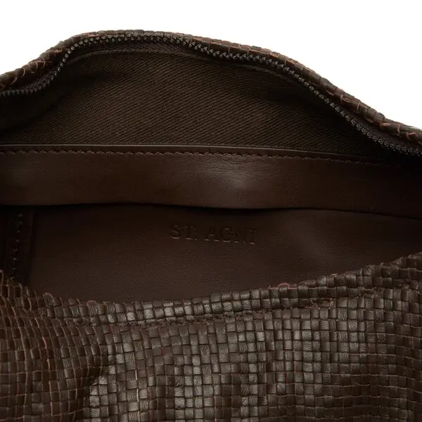 ST. AGNI Woven Large Bon Bon Bag