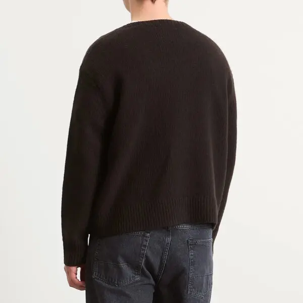 Dries Van Noten Wool Cashmere V Neck Jumper
