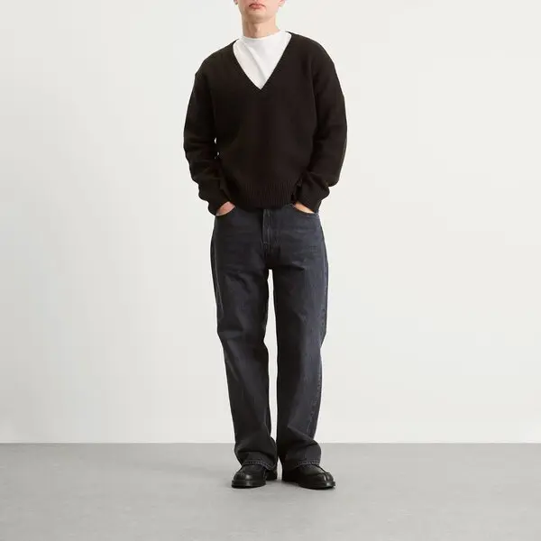 Dries Van Noten Wool Cashmere V Neck Jumper