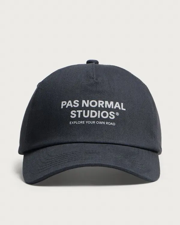 PAS NORMAL STUDIOS Off-race Cotton Cap - Black