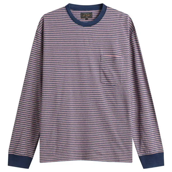 BEAMS Stripe Long Sleeve T-shirt
