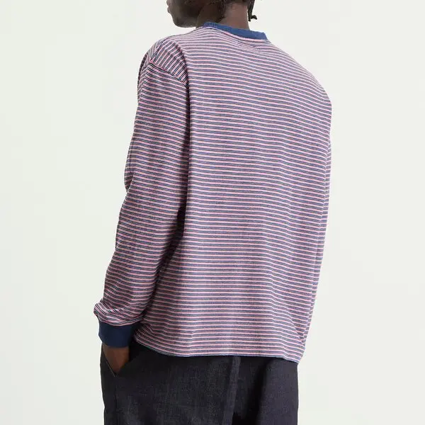 BEAMS Stripe Long Sleeve T-shirt