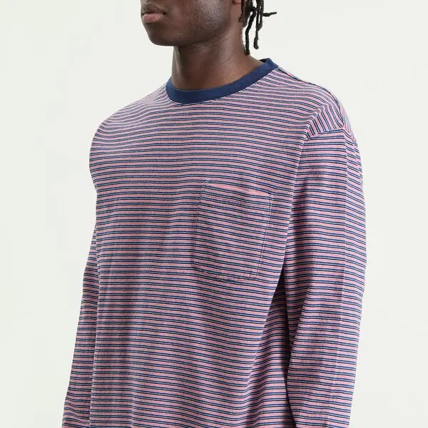 BEAMS Stripe Long Sleeve T-shirt