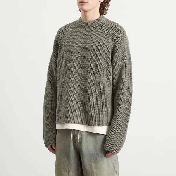 ABOUT:BLANK Rib Mock Neck Crew