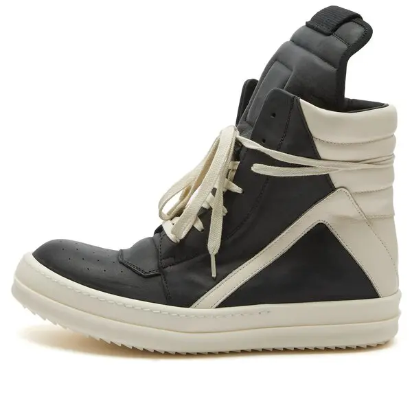 Rick Owens Geobasket Sneakers - Black