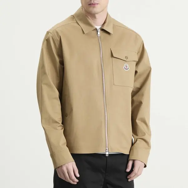 Moncler Gabardine Cotton Shirt Jacket
