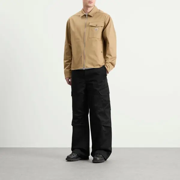 Moncler Gabardine Cotton Shirt Jacket
