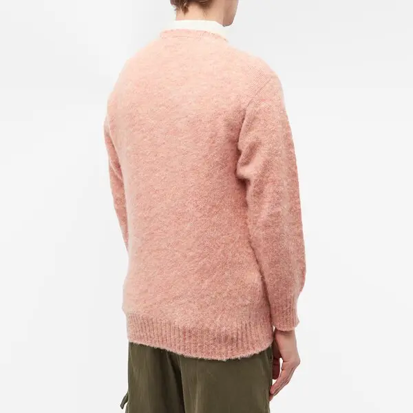 SHETLAND WOOLLEN CO. Shaggy Crew Knit Sweatshirt